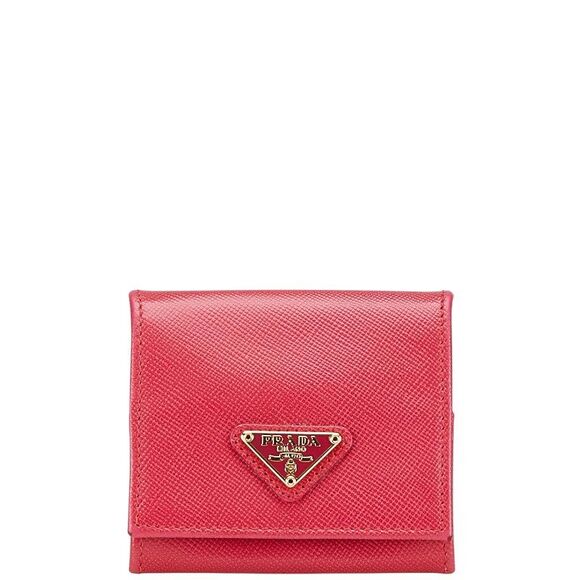 Prada | Bags | Prada Leather Coin Case Pink | Poshmark